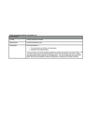 8+ Charity Profile Templates in PDF | DOC