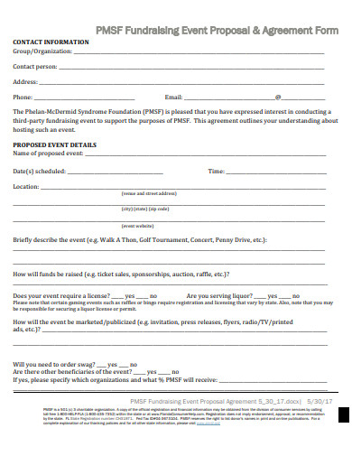 6+ Charity Event Proposal Templates in PDF | DOC