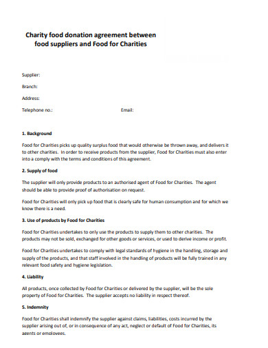 11+ Charity Agreement Templates in PDF | DOC