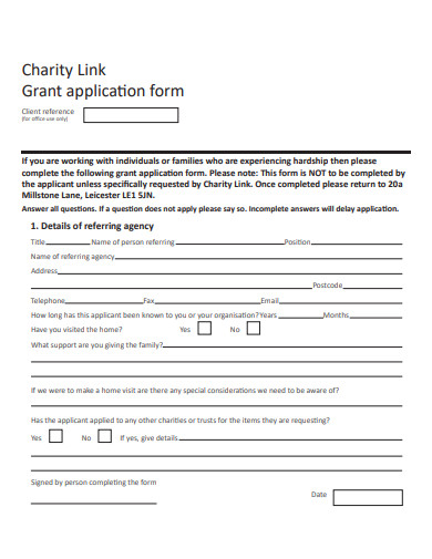 9+ Charity Grant Application Templates in PDF