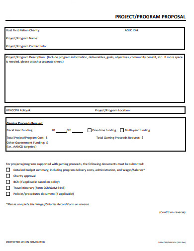 13+ Charity Project Proposal Templates in PDF | DOC