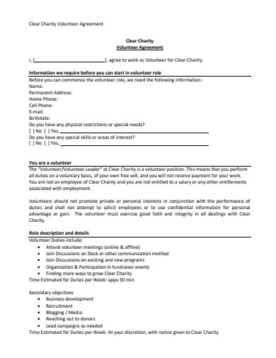 11+ Charity Agreement Templates in PDF | DOC