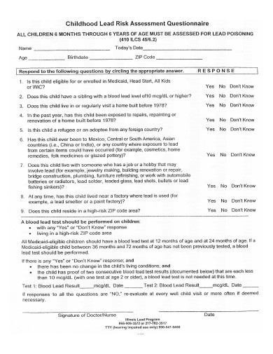 20+ Risk Assessment Questionnaire Templates in Google Docs | MS Word ...