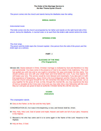 11+ Church Service Order Templates in PDF | DOC