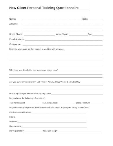 17+ Training Questionnaire Templates in PDF | DOC