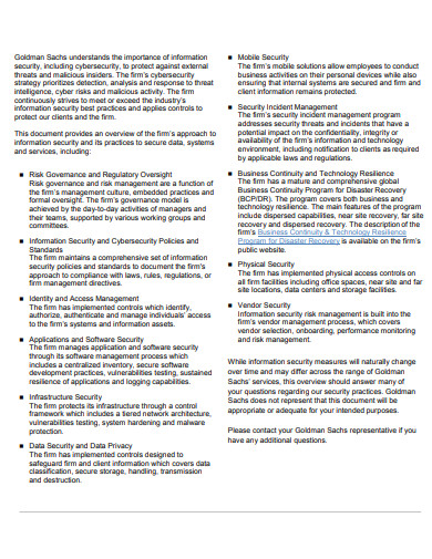 FREE 10+ Security Statement Templates in PDF | MS Word