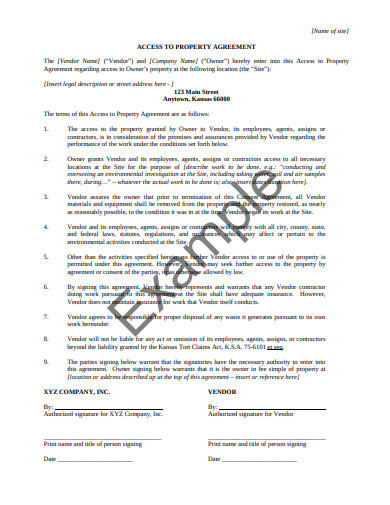 FREE 5+ Company Property Agreement Templates in PDF