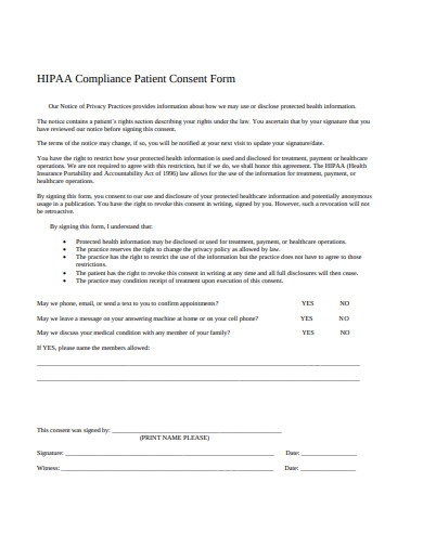 21+ Patient Consent Form Templates - DOC, PDF