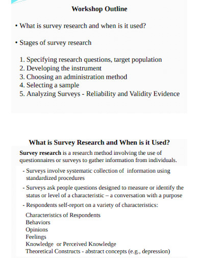 6+ Constructing Survey Questionnaire Templates in PDF | Microsoft Word