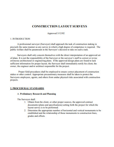 20+ FREE Construction Survey Templates in PDF | DOC
