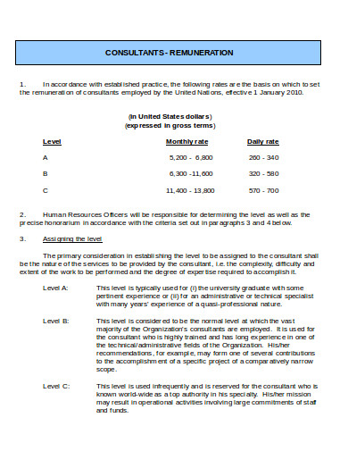 14+ Consultant Templates in Word