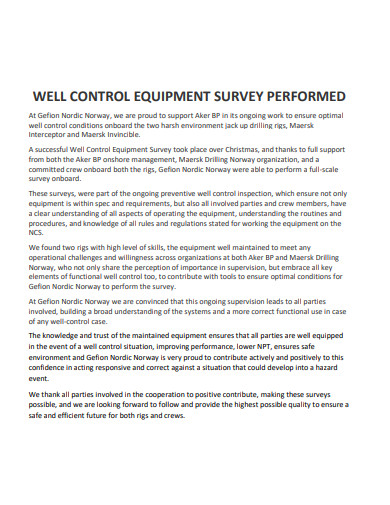 14+ Equipment Survey Templates in PDF | DOC