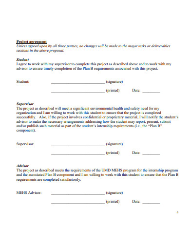 10+ Internship Project Proposal Templates in PDF | DOC