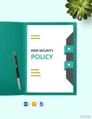 Security Policy Template - 13 Free Word, PDF Document Downloads