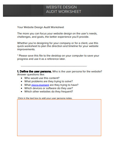 10+ Audit Worksheet Templates in PDF | DOC