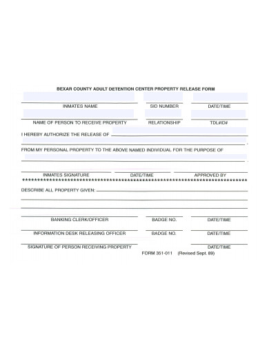 20+ Property Release Form Templates in PDF