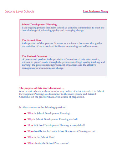 21+ School Development Plan Templates in DOC | PDF