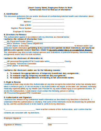 23+ Return Authorization Form Templates in Google Docs | Word | Pages | PDF