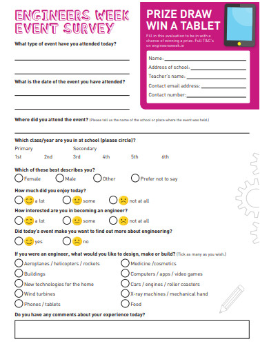 25+ Event Feedback Survey Templates in PDF | DOC