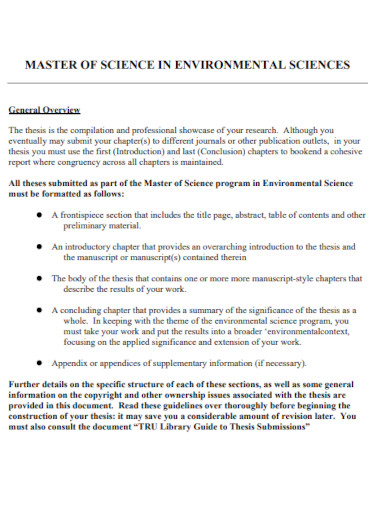 15+ Thesis Outline Templates - Sample ,Example, Format Download