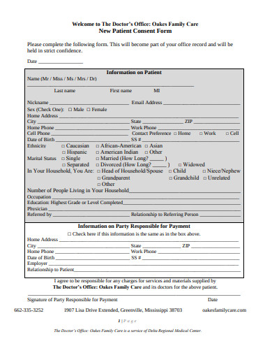 21+ Patient Consent Form Templates - DOC, PDF