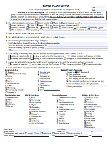 20+ Parent Survey Templates in Google Docs | Word | Pages | PDF