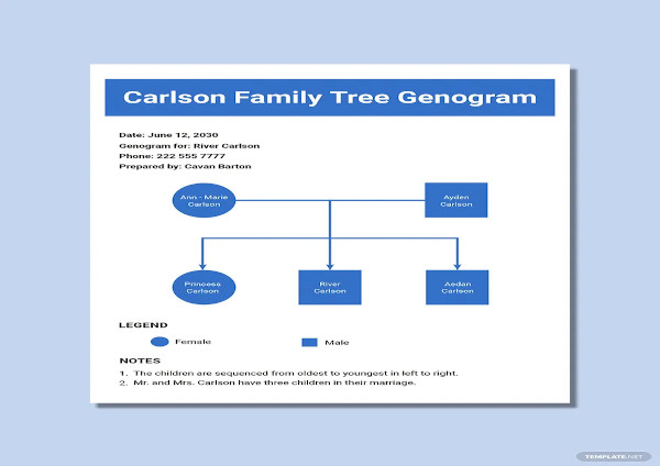 Simple Family Tree Template - 42+ Free Word, Excel, PDF Format Download!