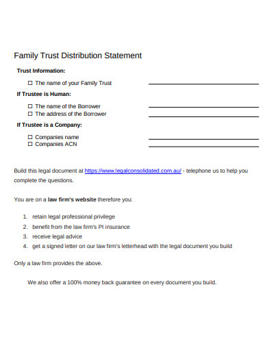 12+ Distribution Statement Templates in PDF | DOC