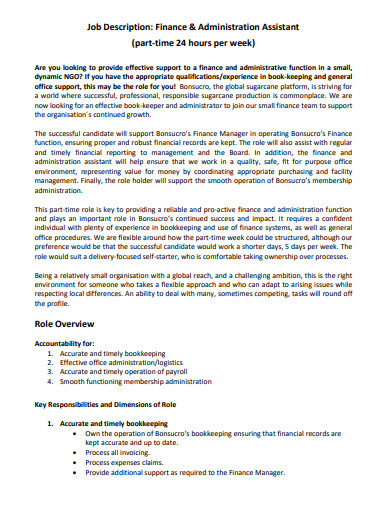 10+ Office Administrator Job Description Templates in PDF | DOC