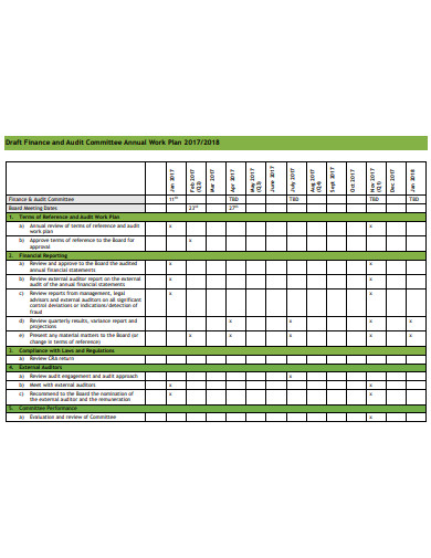 12+ Audit Work Plan Templates in PDF | DOC