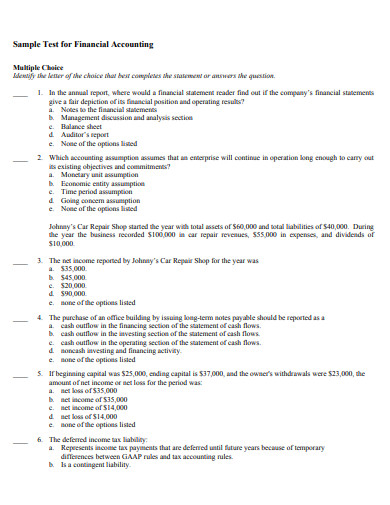 19+ Accounting Questionnaire Templates in PDF | Microsoft Word