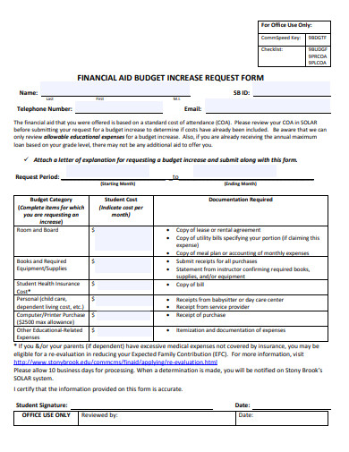 20+ Budget Request Form Templates in PDF | DOC