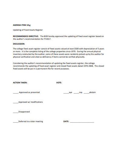 12+ Fixed Asset Register Templates in PDF | DOC | XLS