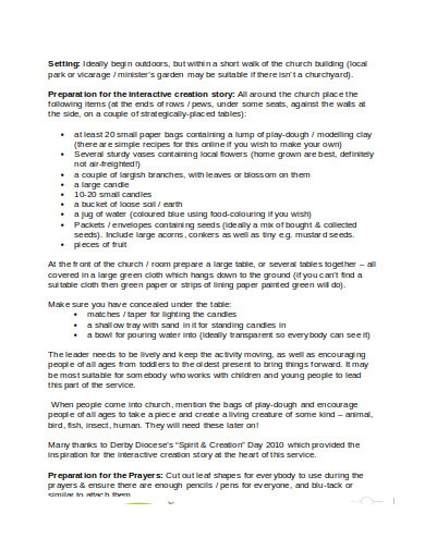 11+ Church Service Order Templates in PDF | DOC