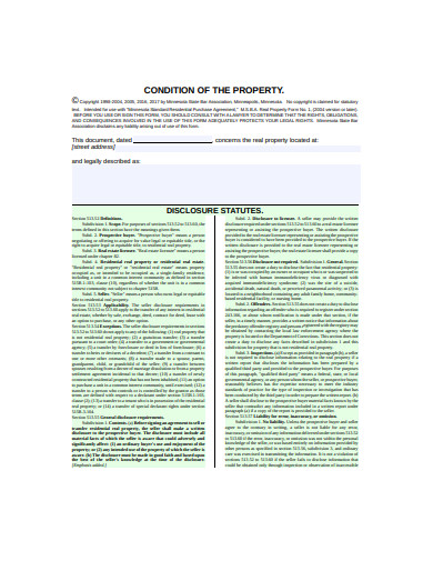 25+ Disclosure Statement Templates in PDF | DOC