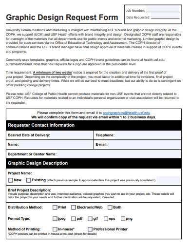 FREE 10+ Graphic Design Request Form Templates in PDF | MS Word