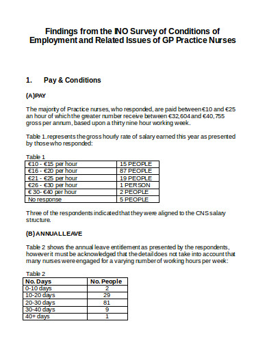 11+ Nurse Survey Templates in PDF | DOC