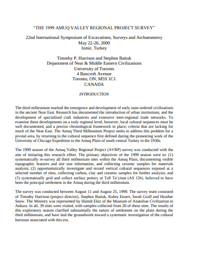 18+ Project Survey Templates in PDF | DOC