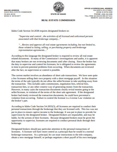 18+ FREE Real Estate Commission Statement Templates in PDF | XLS