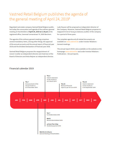 10+ Retail Meeting Agenda Templates in PDF | Word