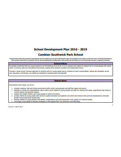 21+ School Development Plan Templates in DOC | PDF