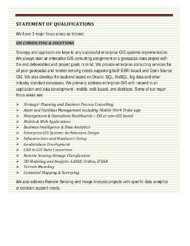 22 Statement Of Qualifications Templates In PDF DOC