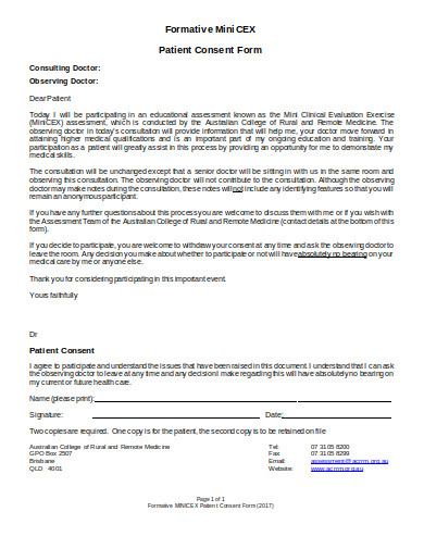 21+ Patient Consent Form Templates - DOC, PDF