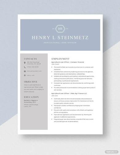 29+ Agriculture Resume Templates - PSD, PDF, DOC