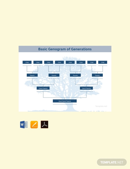 17+ Family Genogram Templates - Google Docs, MS Word, Pages, Editable PDF