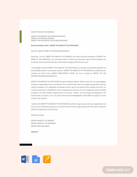 16+ Doctor Letter Templates - Word, PDF, Google Docs