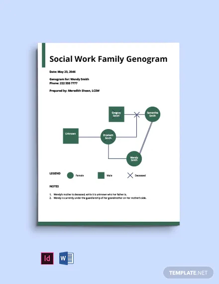 17+ Family Genogram Templates - Google Docs, MS Word, Pages, Editable PDF
