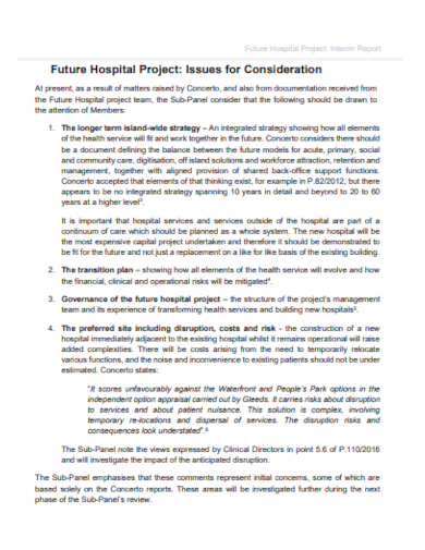 12+ Hospital Project Report Templates in PDF