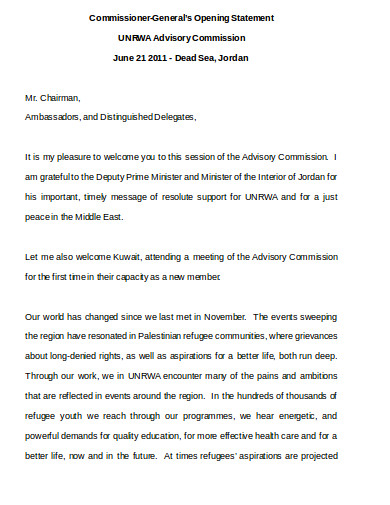 23+ Opening Statement Templates in PDF | DOC