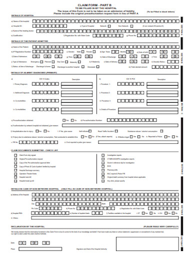 18+ Health Insurance Claim Form Templates - PDF, DOC